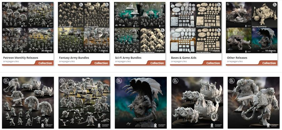 20 Best Patreons for 3D Printed Miniatures & D&D Models – 3D Printerly