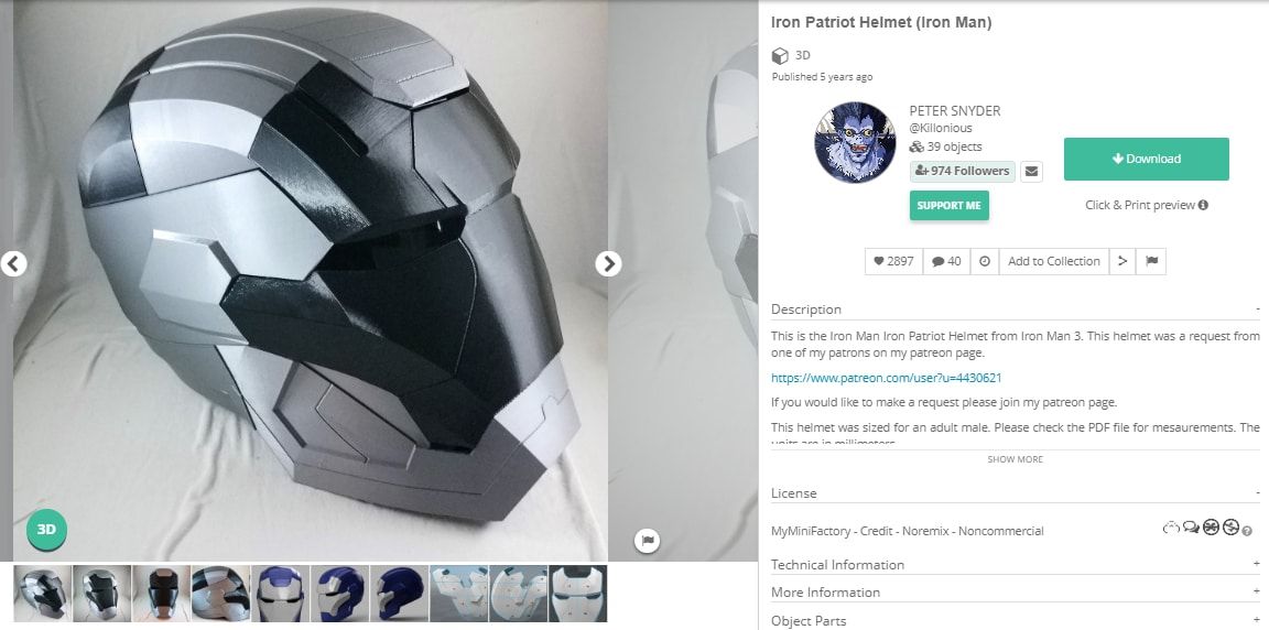 30 Best 3D Printed Helmets You Can 3D Print – 3D Printerly
