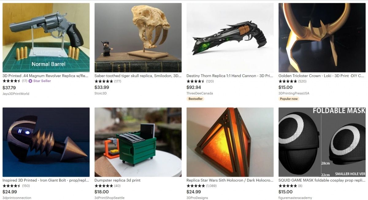 16 Cool Things to 3D Print & Actually Sell – Etsy & Thingiverse – 3D ...