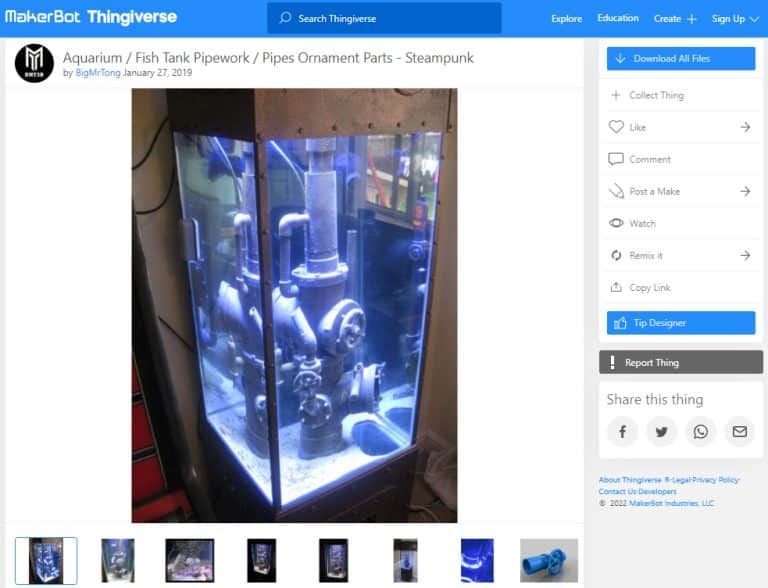 30 Best Aquarium 3D Prints – STL Files – 3D Printerly
