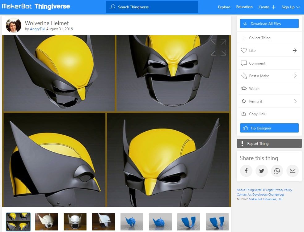 30 Best Cosplay 3D Prints – Free Cosplay 3D Print Files – 3D Printerly